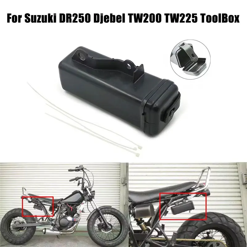 For Suzuki DR250 Djebel TW200 TW225 ToolBox Motorcycle Waterproof Pit ...