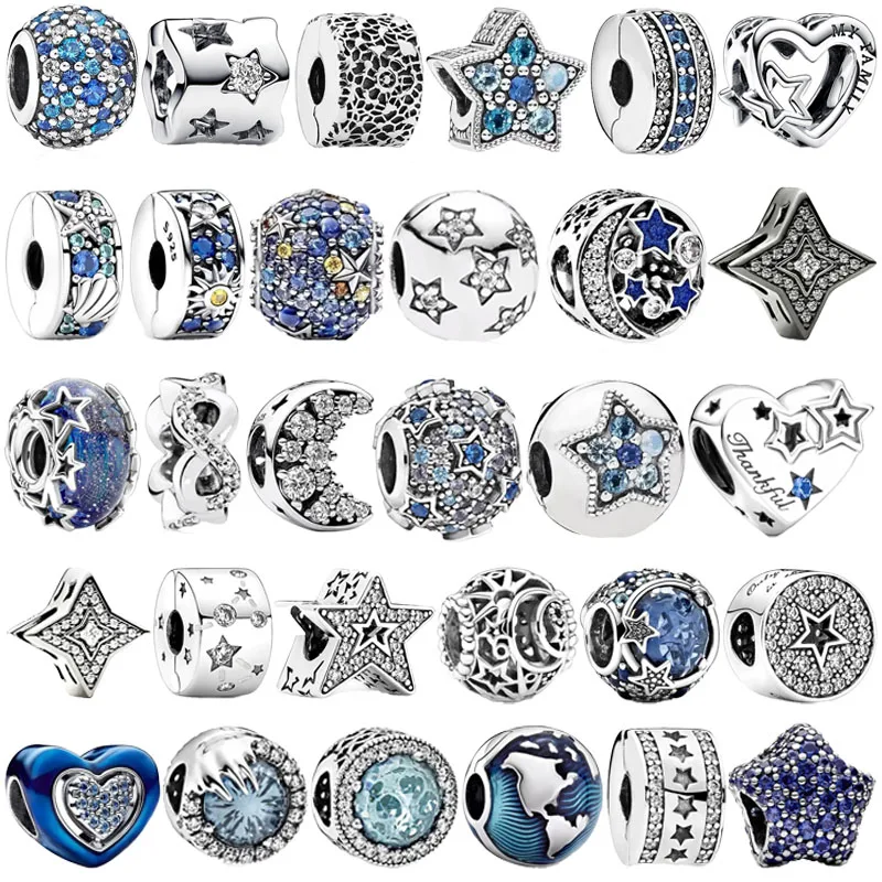 Pulsera-Pandora-Original-abalorio-de-Plata-de-Ley-925-Pav-asim-trico ...