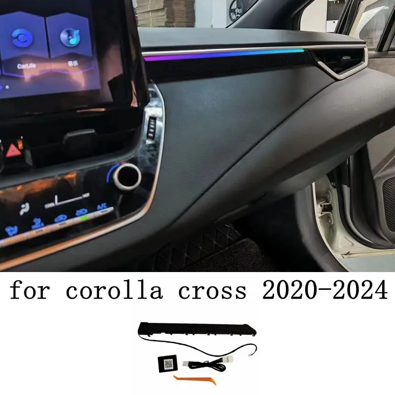 For-Toyota-Corolla-cross-2020-2024-Decorative-Ambient-Light-LED-Car ...