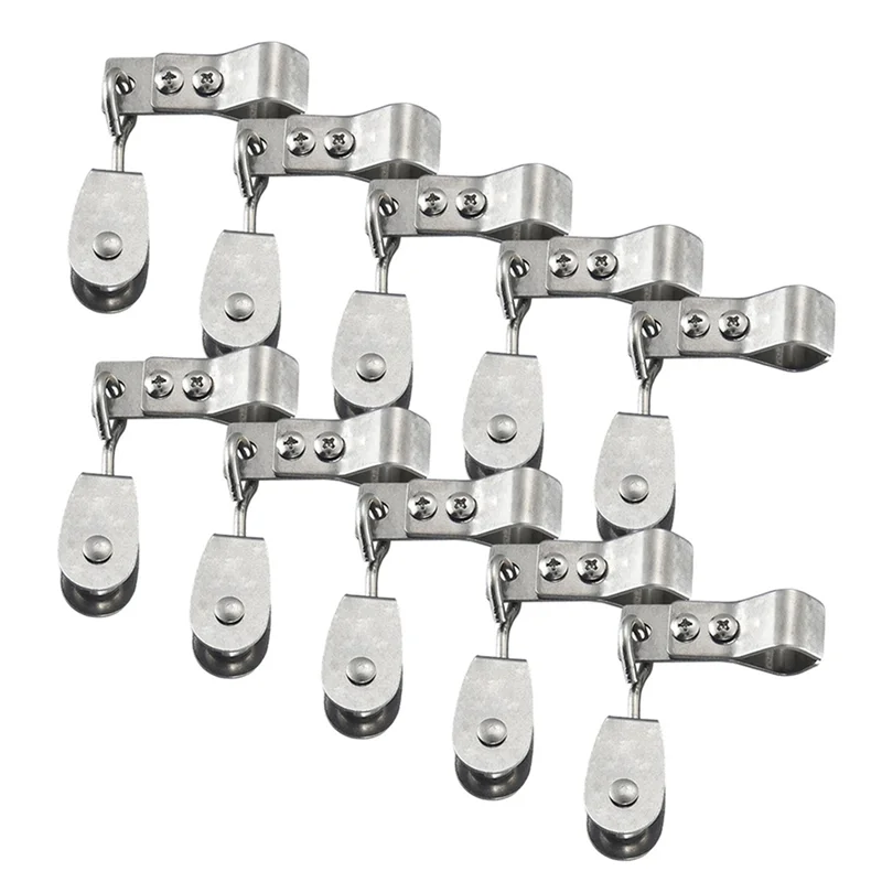 A27F-Sun Shade Sail Fixing Clamps 10Pcs Stainless Steel Heavy Duty ...