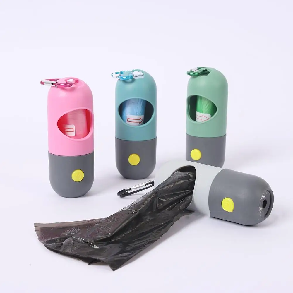 Pet-Garbage-Case-With-Led-Light-Portable-Thicked-Contrast-Color-Storage ...