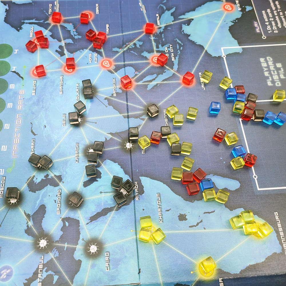 50Pcs-set-8mm-Acrylic-Game-Tokens-Transparent-Grey-Square-Corner ...