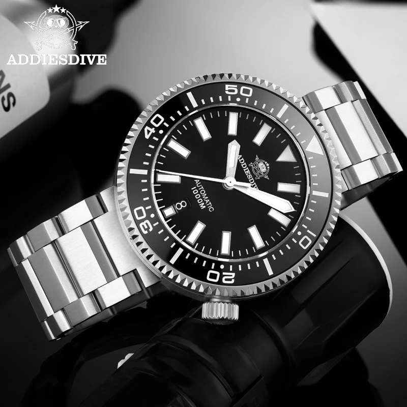 ADDIESDIVE BUSINESS 1000m Men's Automatic Mechanical Watches Luxury ...