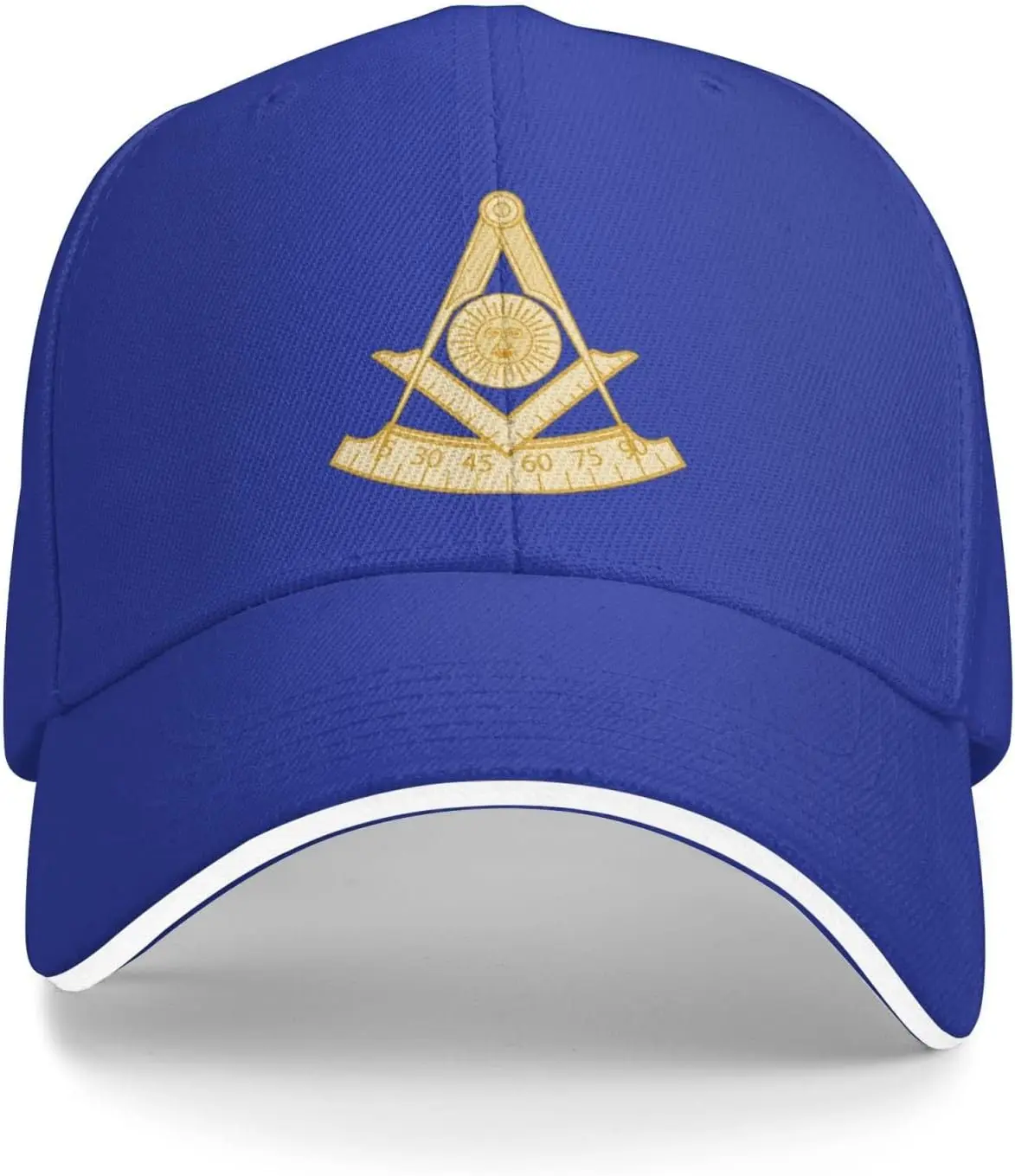 Freemasonry Past Master Jewel Masonic Square Compass Baseball Cap ...
