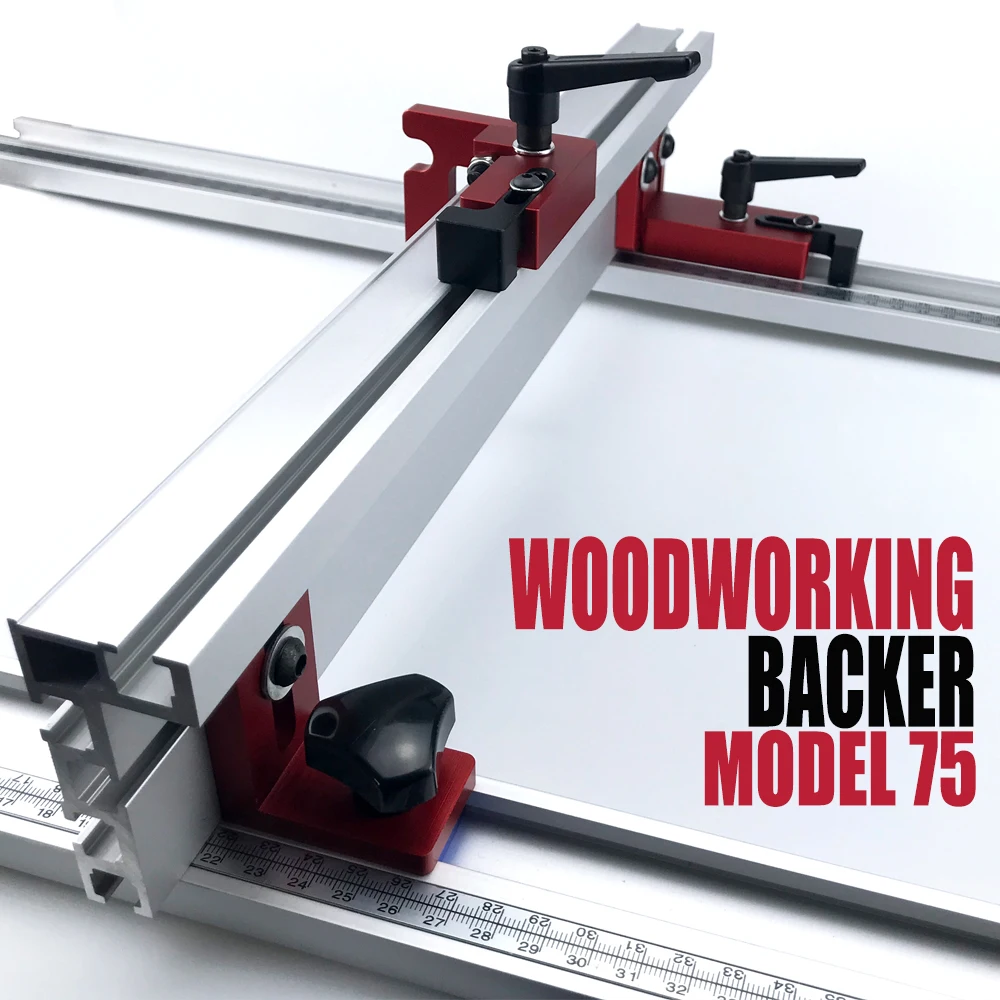 400mm-600mm-Aluminium-Profile-Fence-75mm-Height-with-T-tracks-and ...