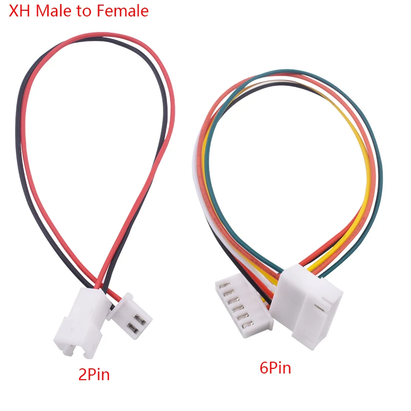 Conector de enchufe macho a hembra XH2.54, 5 piezas, 200MM, 2/3/4/5/6 Pines, con Cable de 2,54 ...