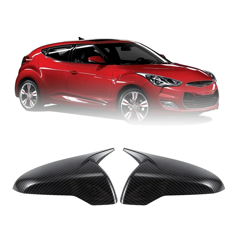 Classy-1Pair Car Rear View Mirror OX Horn Shell Trim Cover For Hyundai ...