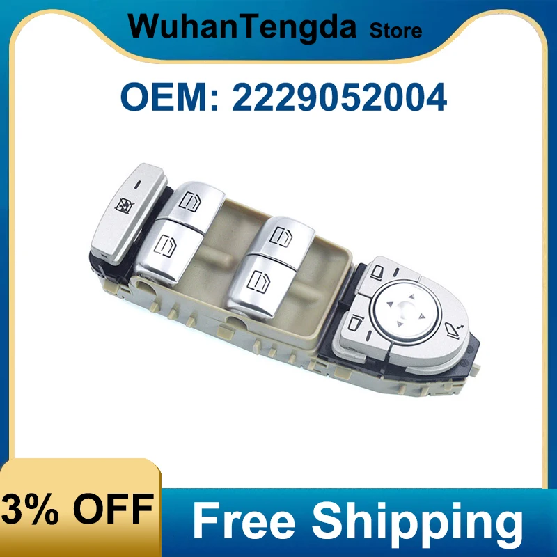 2139054803 2229052004 elektrikli güç pencere anahtarı Mercedes Benz ...