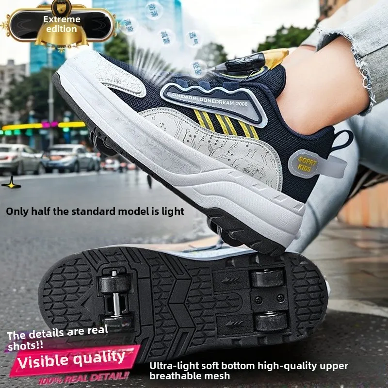 2024New Style Heelys Shoes for Students, Breathable Summer Girls ...