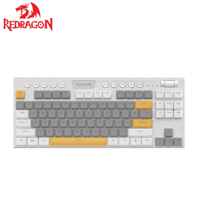 Redragon-Ultra-Thin-Wired-Mechanical-Keyboard-Slim-Compact-87-Keys-RGB ...