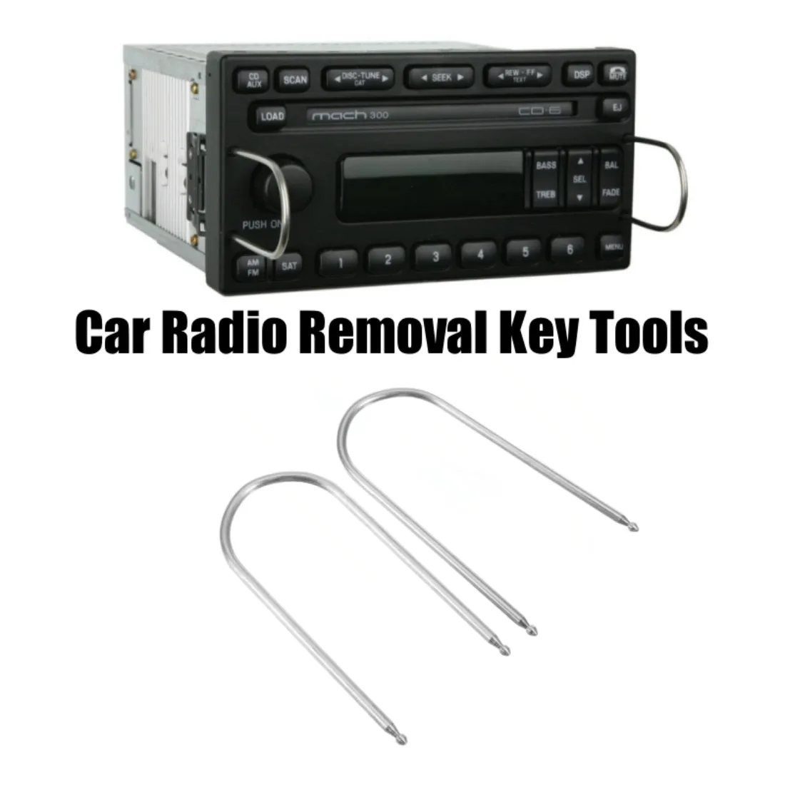 2x Car Stereo Radio Removal Keys CD Changer Disassembly Tool Fit for ...