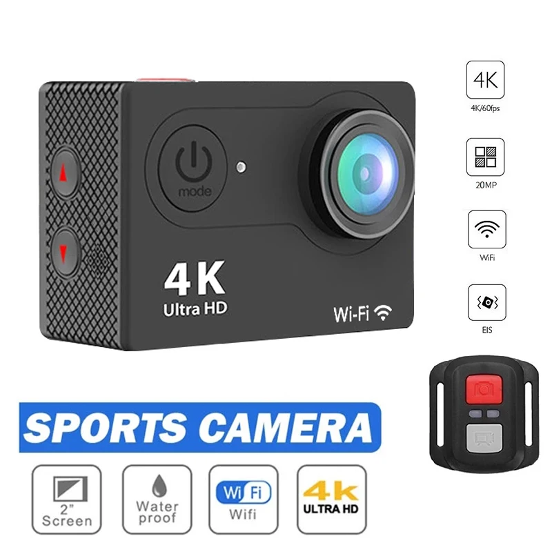 2024-HD-Action-Mini-Camera-4K-1080P-30FPS-2-0-inch-Screen-WiFi-Remote ...