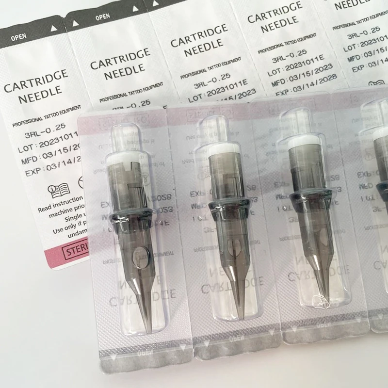 Professional Cartridges Tattoo Needles 3RL 0.25MM Scalp ...
