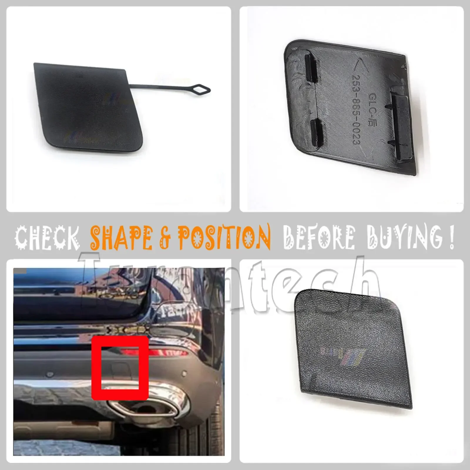 2538850023-for-16-18-Mercedes-GLC-W253-X253-SUV-200-220-220d-250-250d ...