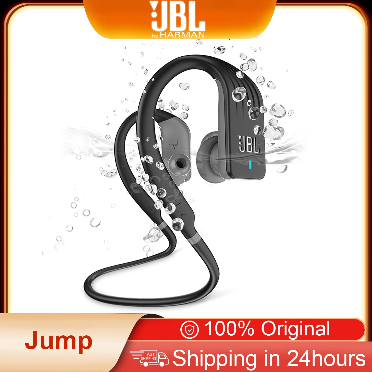 Original JBL Endurance Jump Sem Fio Bluetooth Sports Headphones IPX7 ...