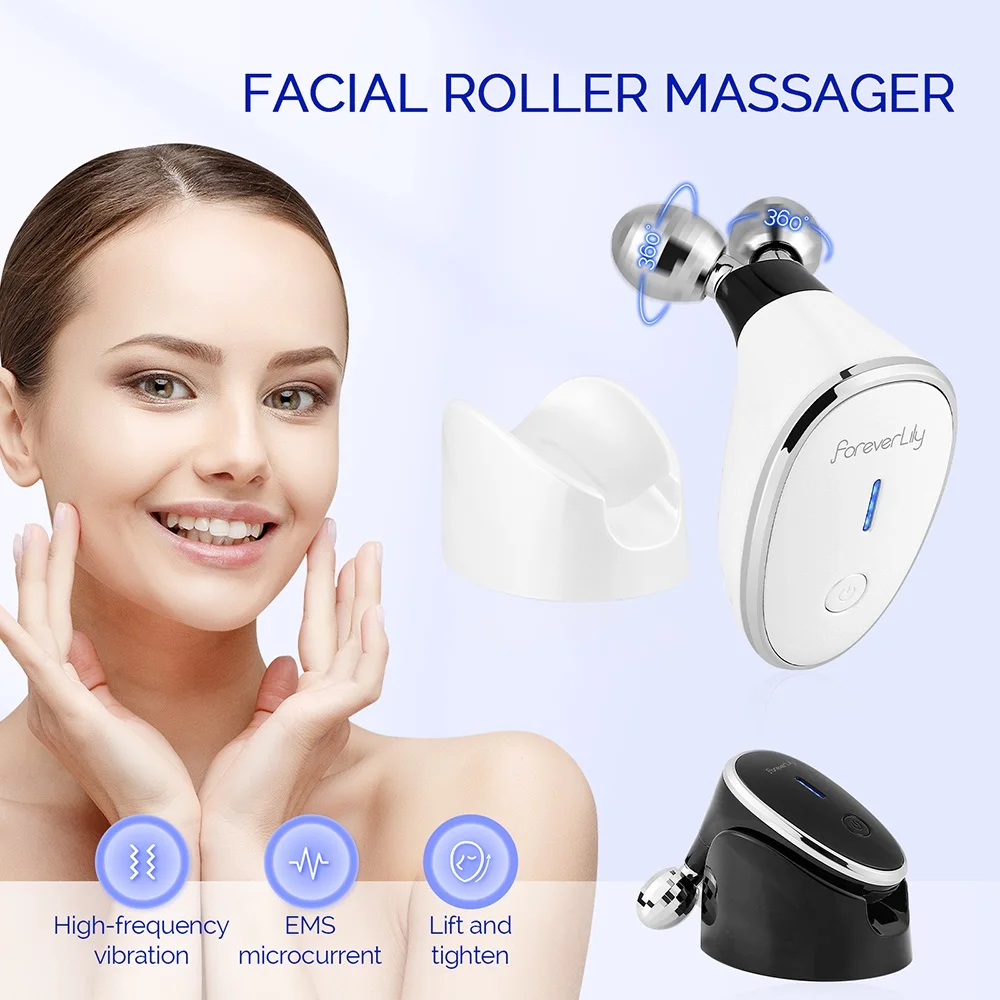 Microcurrent-Facial-Device-EMS-Vibrating-Face-Massage-Roller-Face ...