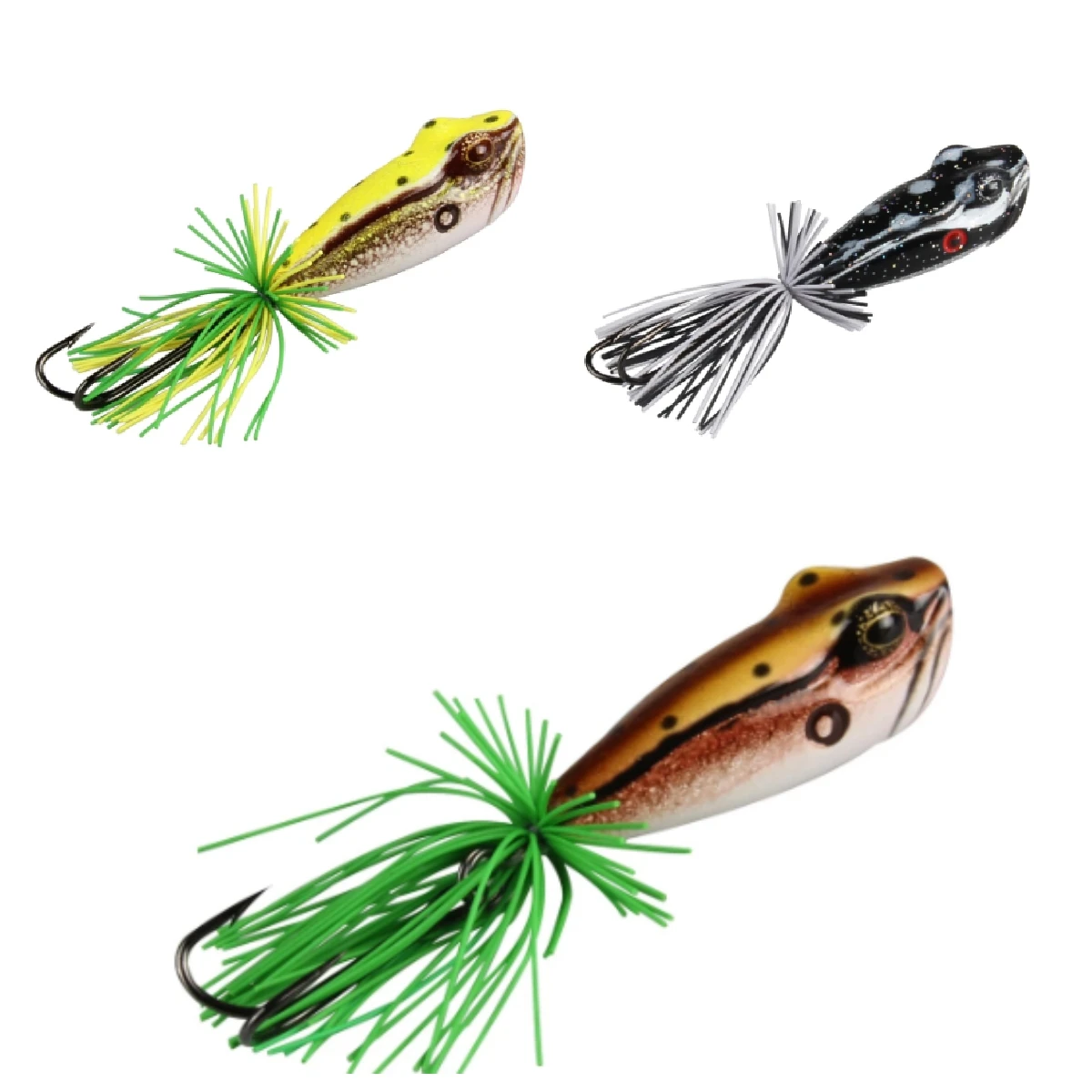 Fishing-Lure-58mm-11-5g-Frog-Popper-Hard-Plastic-Sea-Bass-Model-3D-Eyes ...