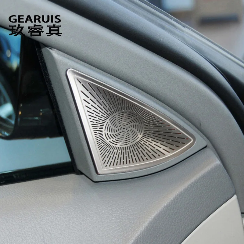 Car-Styling-Tweeter-Speaker-Window-B-column-Stickers-Trim-For-Mercedes ...