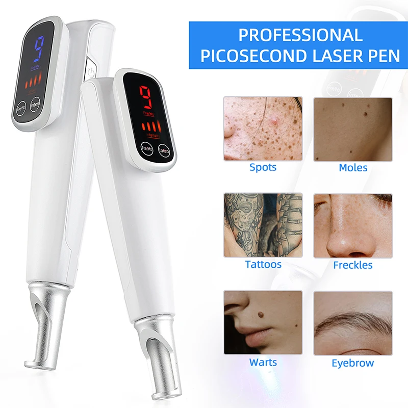 Picoseconde-Laser-Pen-Rood-Blauw-Licht-Therapie-Tattoo-Litteken-Mol ...
