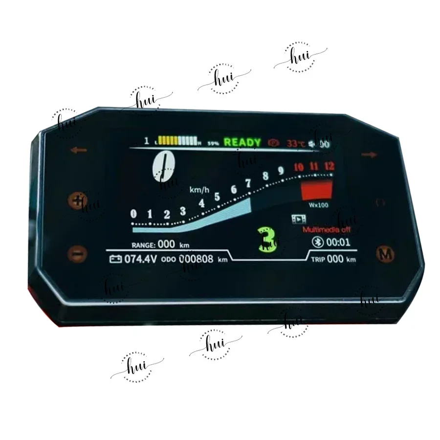 Modifications Electric Motorcycle LCD TFT Display Screen Speedometer ...