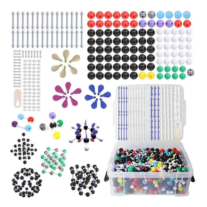 Molecular-Structure-Model-Kit-974-PCS-Molecular-Ball-Model-With-Atomic ...