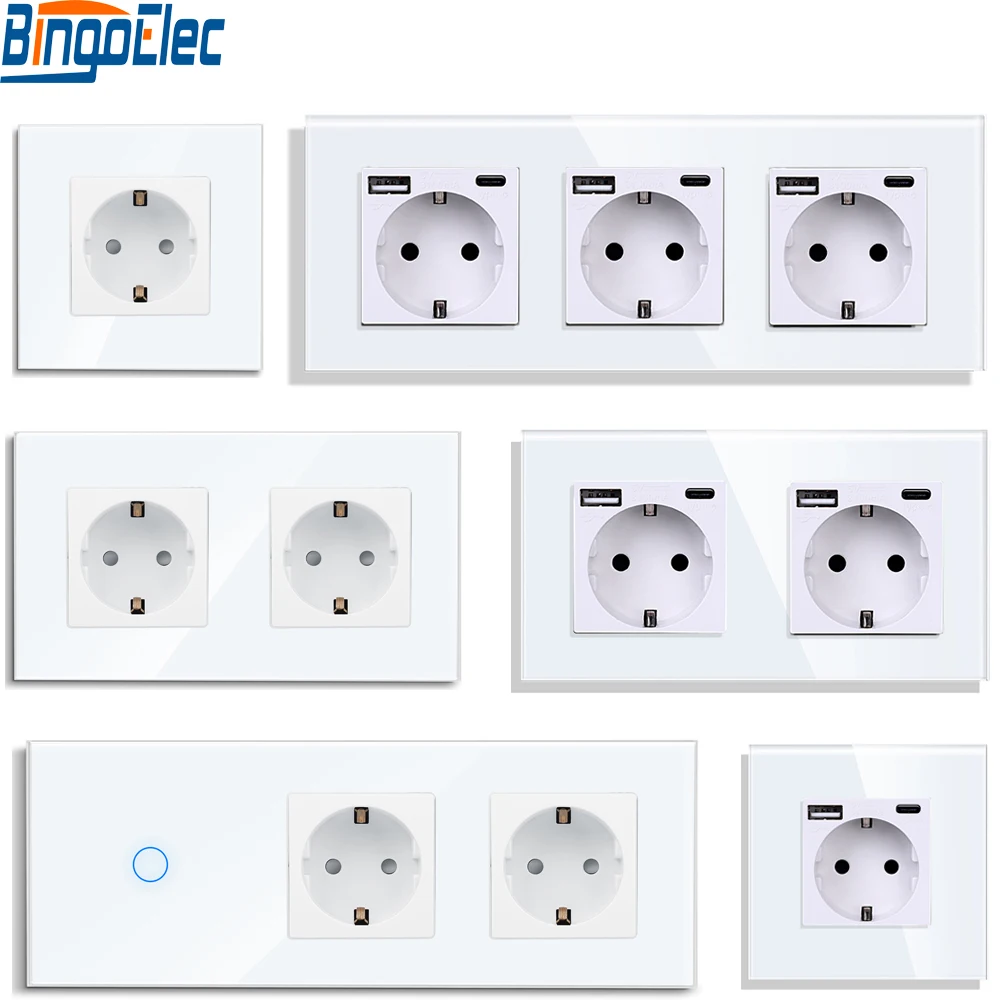 Bingoelec-EU-Wall-Socket-with-USB-Type-c-Interfaces-Touch-Light ...