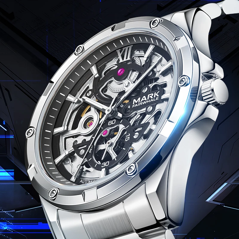 Mark Fairwhale-reloj mecánico con movimiento automático para hombre ...
