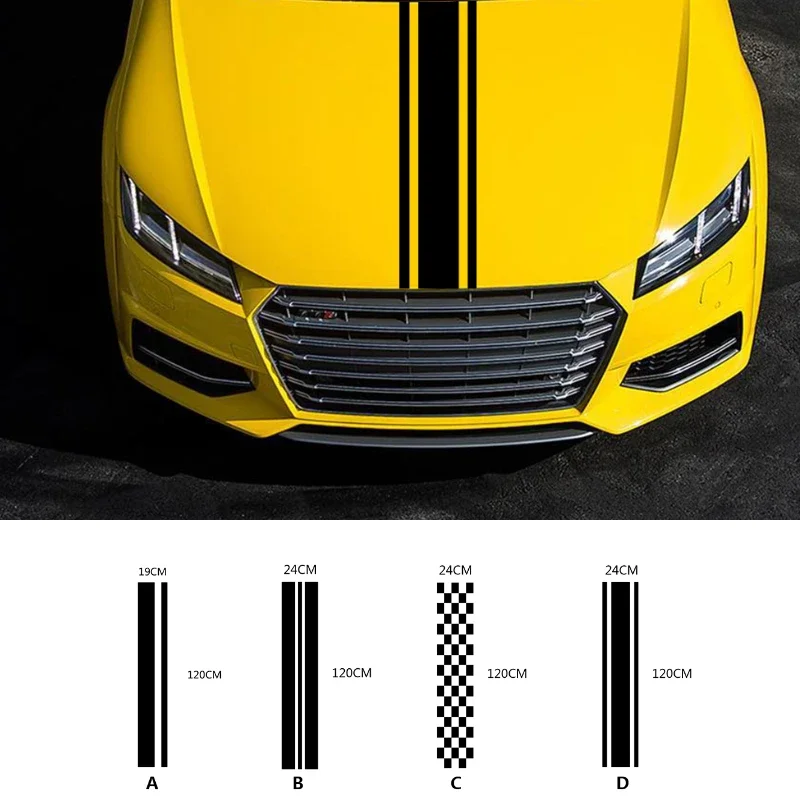 Universal-Long-Strip-Bonnet-Carro-Adesivos-Stripe-Hood-Capas-Vinyl ...