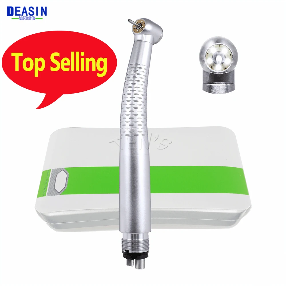 치과 고속 5 Led 핸드피스 치과 팁 E 발전기 에어 터빈 B2 M4 푸시 버튼 5 워터 스프레이 세라믹 로터 도구