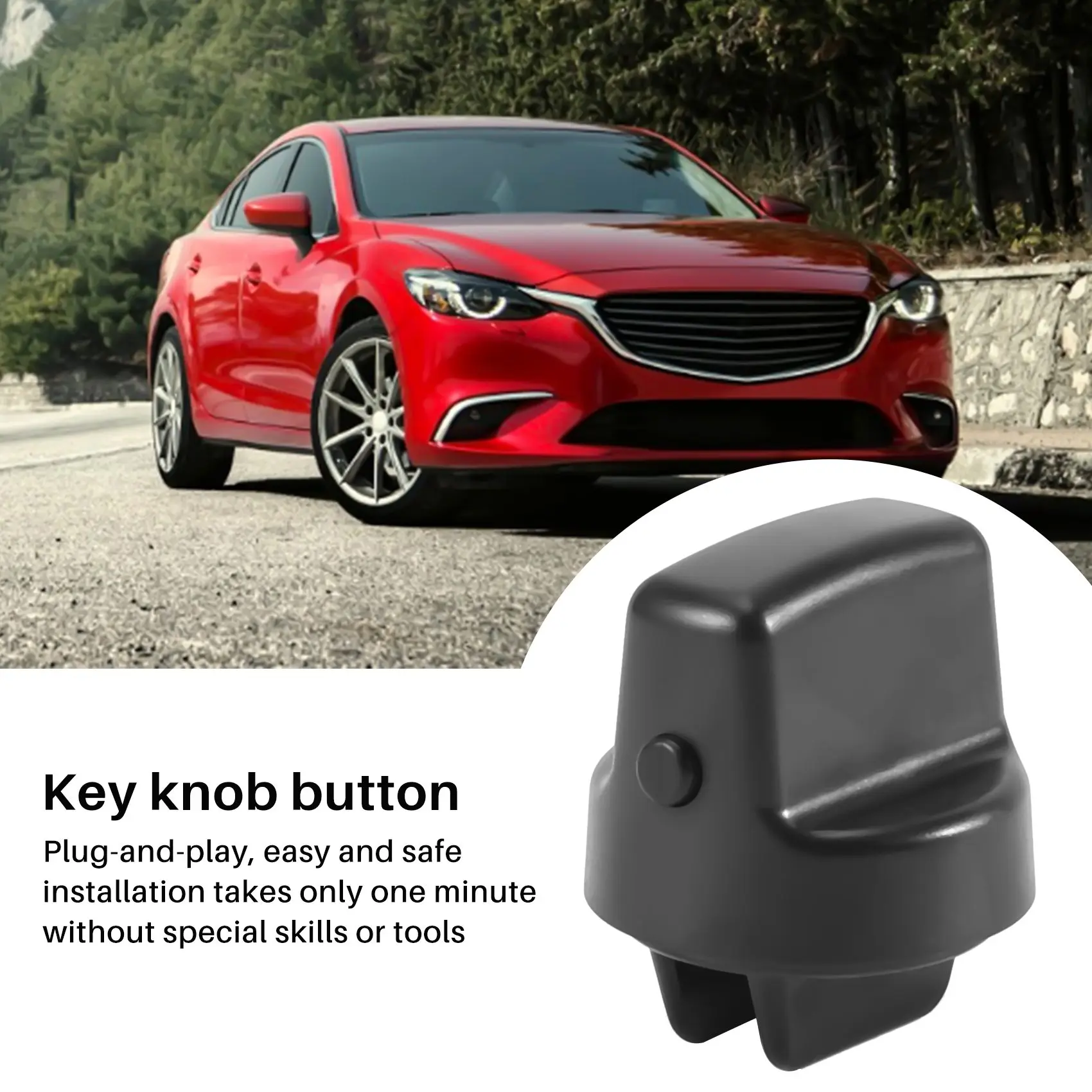 Ignition-Start-Switch-Knob-Cap-Insert-for-Mitsubishi-Keyless-Lancer ...