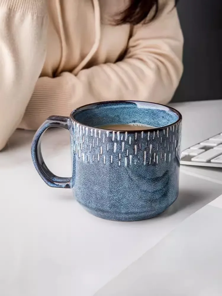 Retro-Ceramic-Mug-with-Lid-and-Scoop-Creative-Drinkware-Office-Office ...