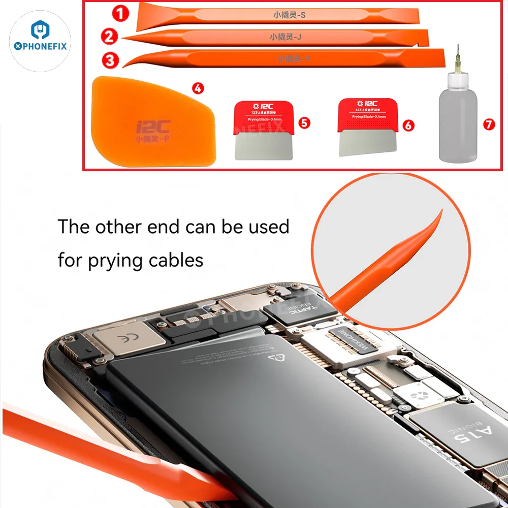 i2C Mobile Phone Professional Opening Tools Kit LCD Screen Battery ...