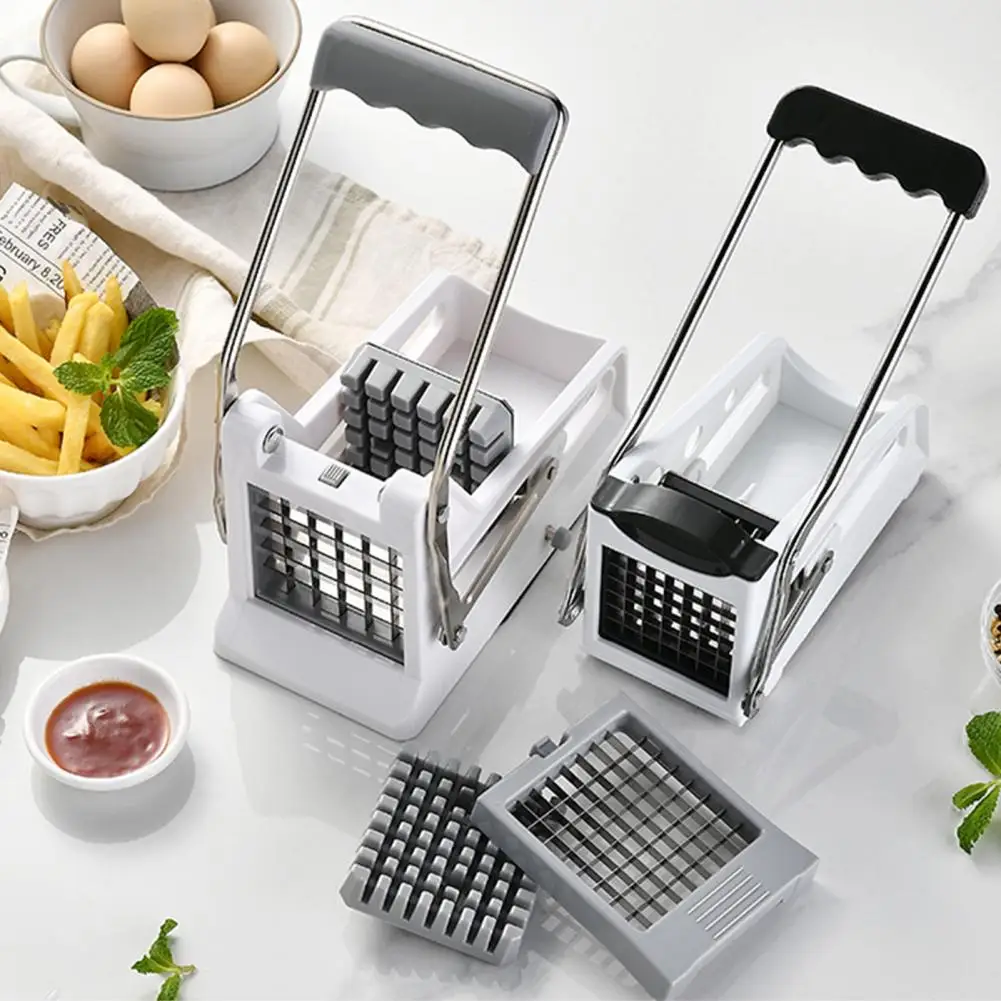 Potato-Chip-Slicer-Professional-Fry-Cutter-with-Stainless-steel-Blades ...