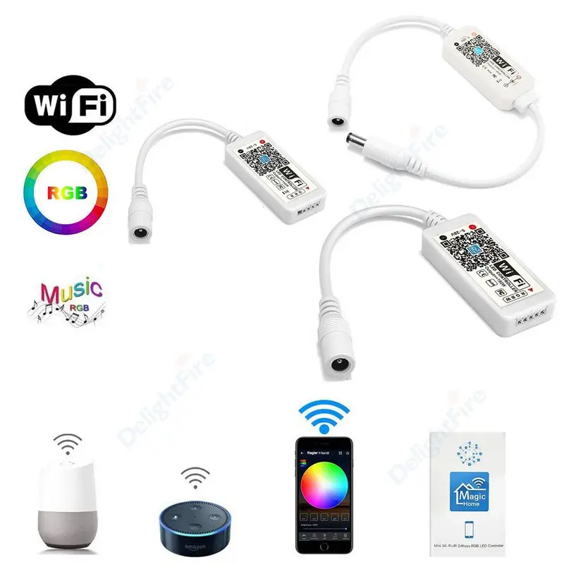 Wifi Controller | Led Controller | Rgb Controler - Magic Home Dc 5v 12v ...