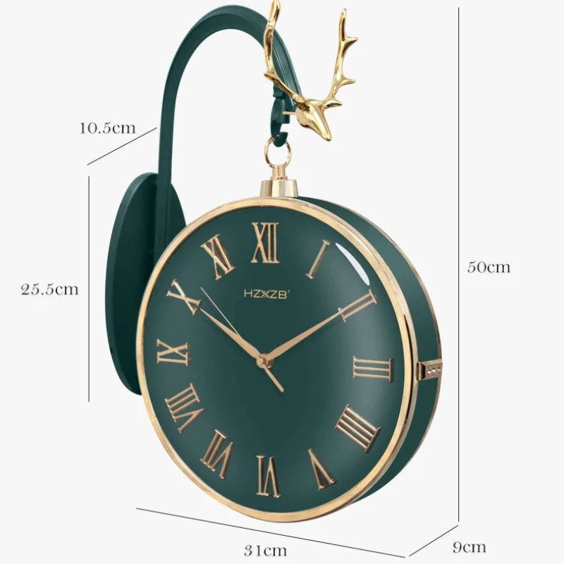 hot-Celebrities-Hanging-Clock-European-Style-Double-sided-Hanging-Clock ...