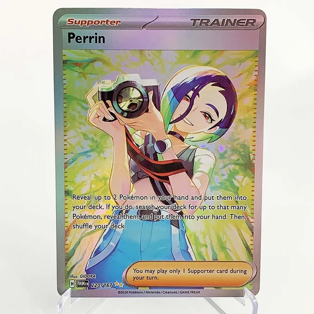 MINISO Pokemon Card Perrin Nita Carmine Zinnia Gardenia | AliExpress
