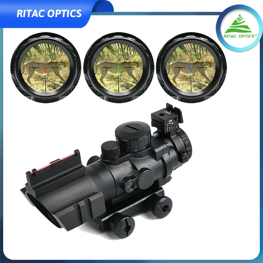 Optics-Prism-Scope-4x32-Tactical-Rifle-scopes-with-Red-Green-Blue ...
