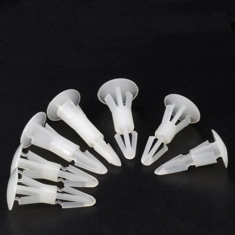 50pcs-Nylon-Plastic-Standoff-Spacer-Rivet-Push-In-Lock-Clip-Fixed ...