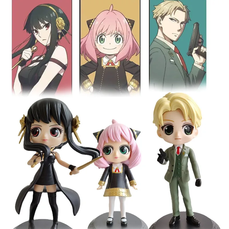 Anime Anya Spy X Family Figure Anya Forger Figure Loid Yor Forger ...