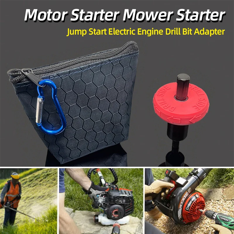 Motor-starter-mower-starter-Jump-Start-Electric-Engine-Drill-Bit ...