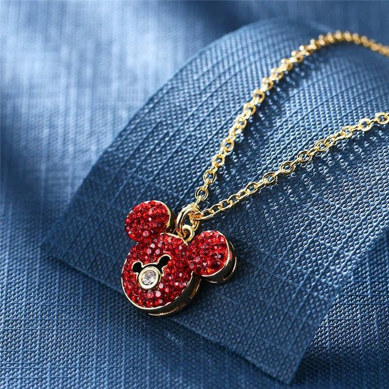 Disney-Mickey-Mouse-Necklace-Ladies-Exquisite-Accessories-Decorations ...