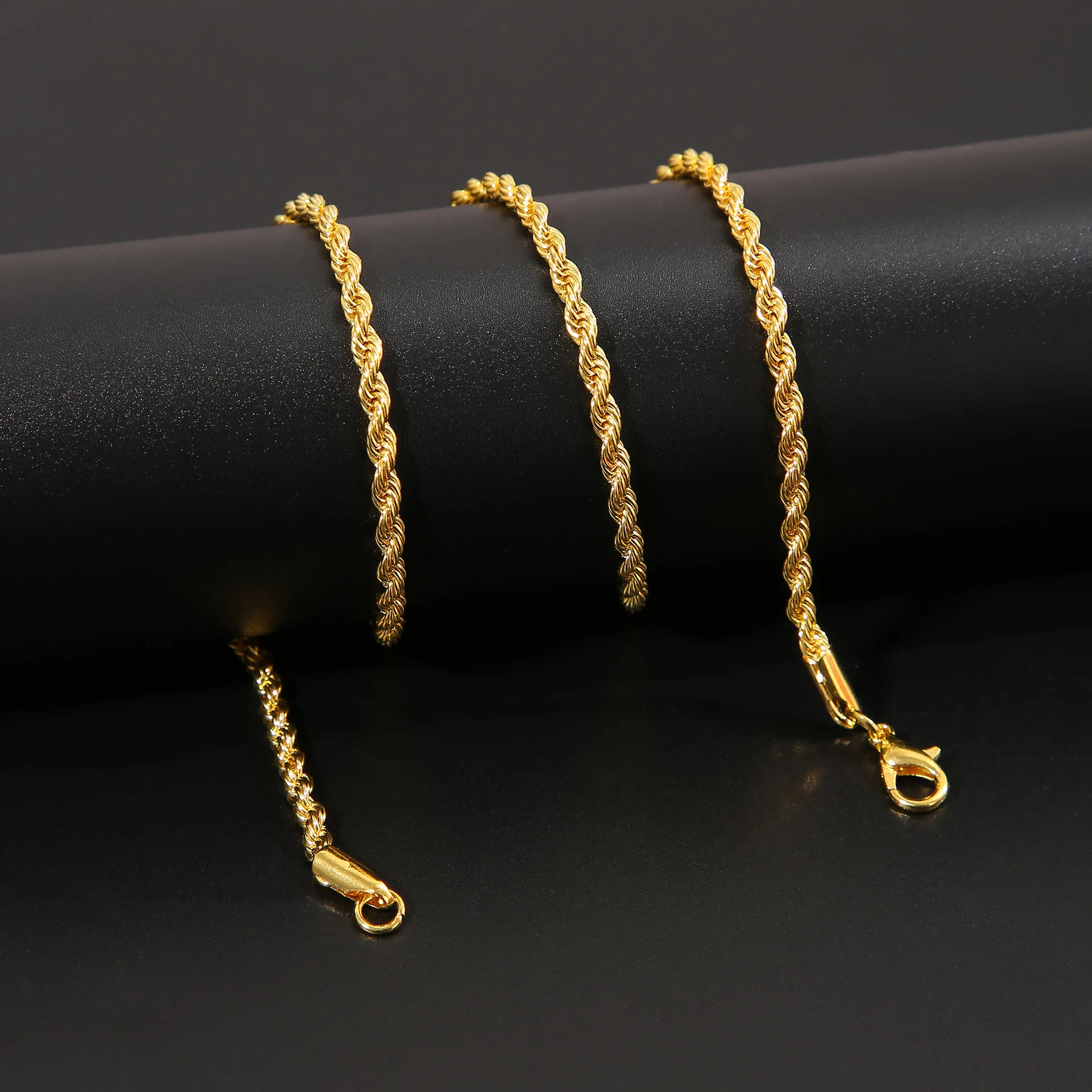 Classic Cuban Stainless Steel Rope Chain - Men's Improvement