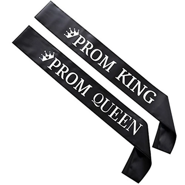 Prom King And Queen Sashes