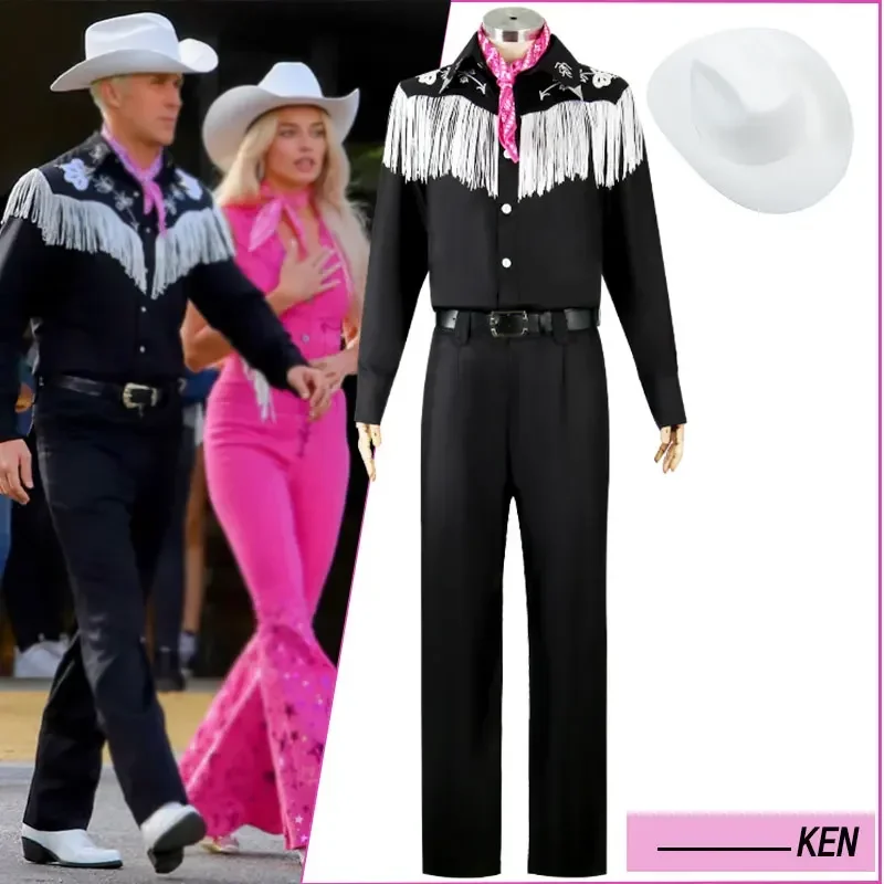 Movie Ken Ryan Gosling Cosplay Costume Ken Barbe Sports Wear With Hat ...
