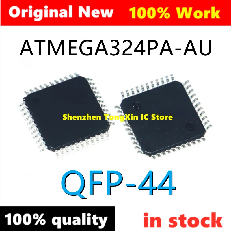 100% New Atmega324pa-au Atmega324pa Atmega32 Qfp-44 Chipset Stock Spot - Integrated Circuits ...