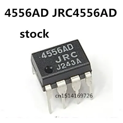 Original 10pcs / 4556AD NJM4556AD JRC4556AD 4556D JRC4556D DIP-8 ...