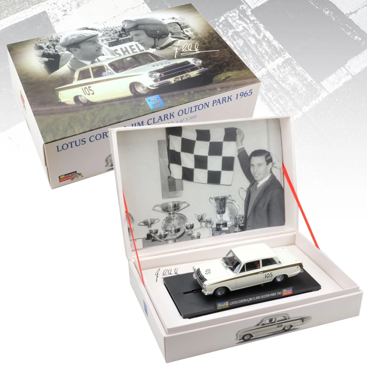 Revell/Monogram Slot Car 1:32 Model Racing 08398 Lotus Cortina Jim ...