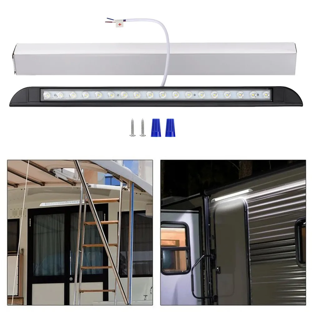 Waterproof 12V LED Awning Light Caravan Motorhome Boat Camper Van ...