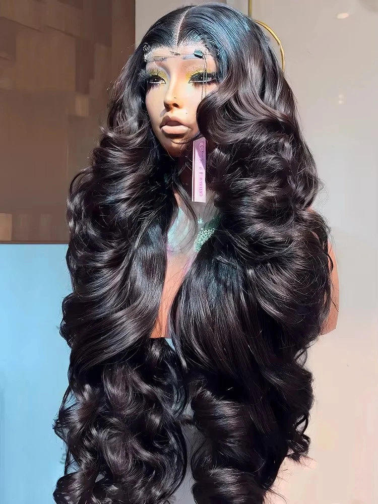 30 40 42 Inch Body Wave Lace Front Wig 13x6 Hd Lace Frontal Wig Human ...