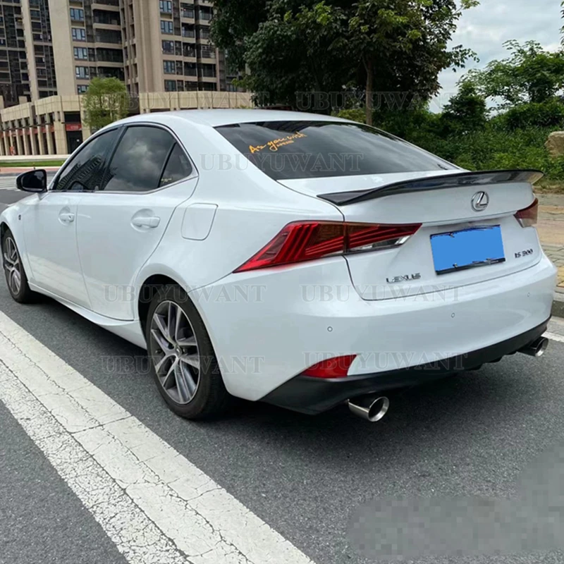 For LEXUS IS200 IS250 IS350 IS300 Spoiler Wing 2014 2019 Carbon Fiber ...